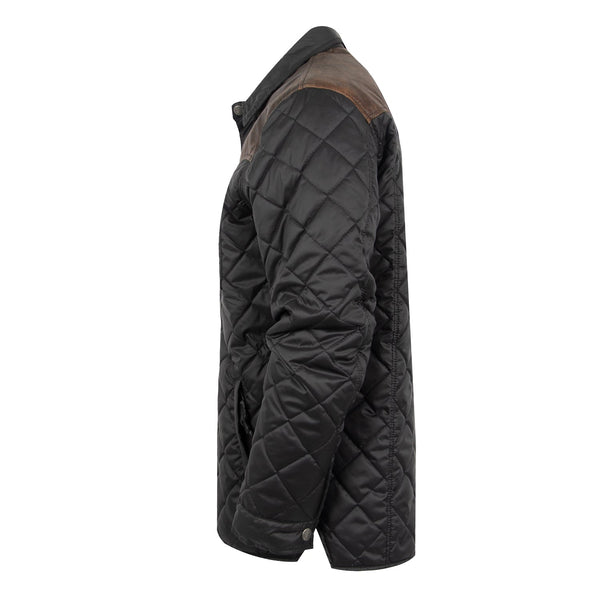STS Ranchwear Mens Ransom Black 100% Polyester Quilted Softshell Jacke – The Western Company