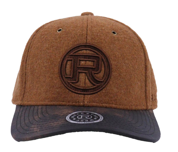 Roper Unisex Circle Logo Tan Wool Blend Baseball Cap Hat – The Western ...