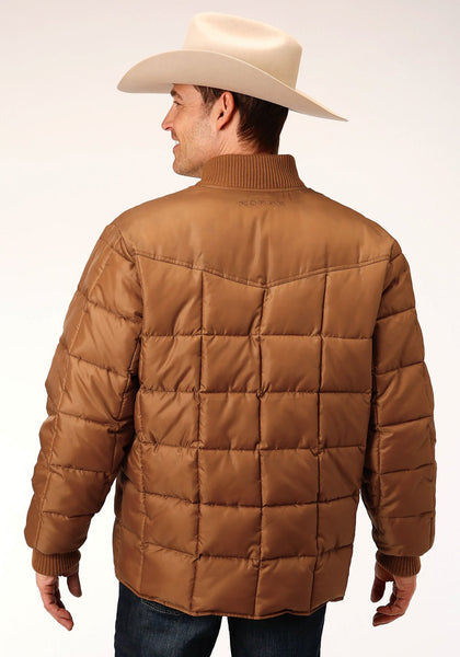 Roper Mens Caramel Polyester Insulated Jacket – The Western Company