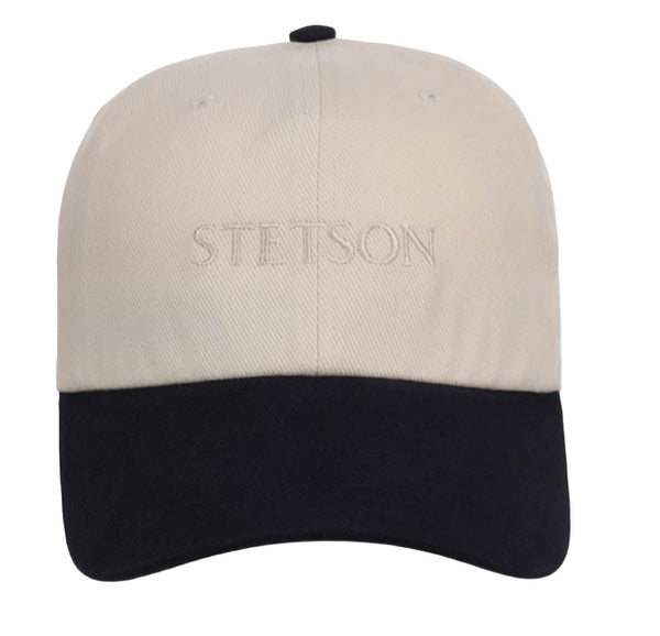 Stetson Unisex Tonal Embroidery Dad Blue/White 100% Cotton Trucker Cap ...