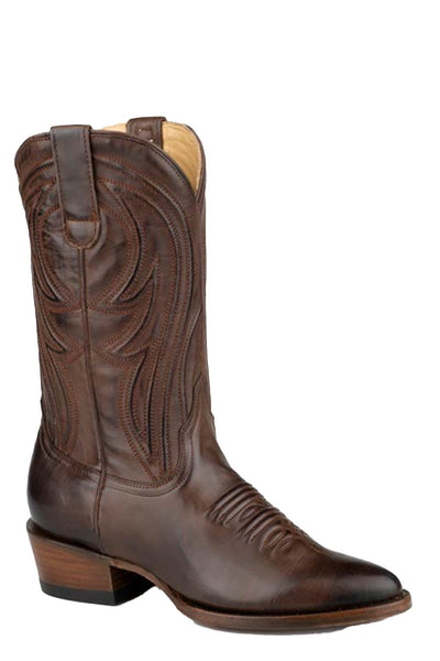 Stetson Womens Nora Chocolate Leather 11in Cowboy Boots – The Western ...