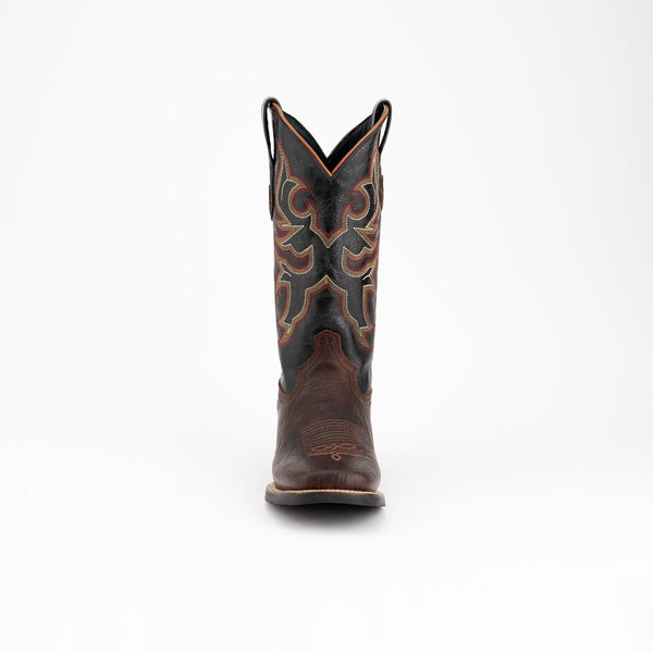 Ferrini Mens Blaze Chocolate Leather Cowboy Boots – The Western Company