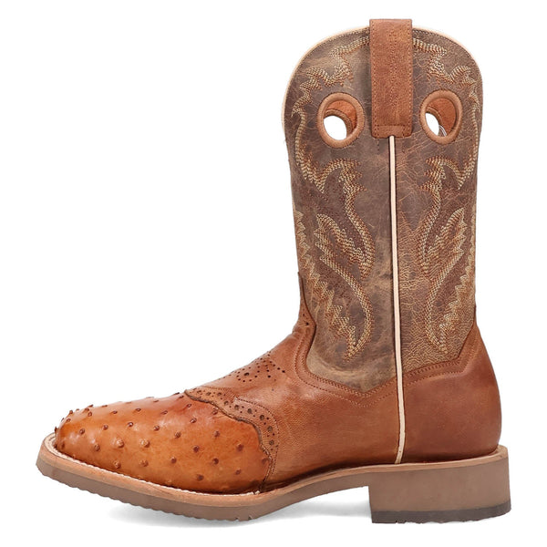 Dan Post Mens Martel Brown Full Quill Ostrich Cowboy Boots – The ...