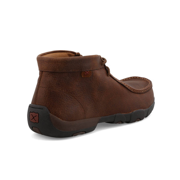 Twisted X Mens Driving Moc Copper Leather Chukka Boots – The Western ...