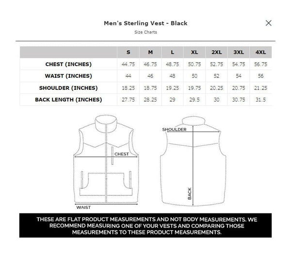 STS Ranchwear Mens Sterling Black/Grey 100% Polyester Softshell Vest ...
