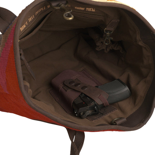 STS Ranchwear Womens Crimson Sun Multi-Color Leather Shoulder Tote Bag ...