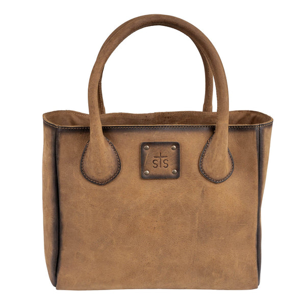 STS Ranchwear Womens Baroness Basic Bliss Veg-Tan Leather Satchel Bag ...