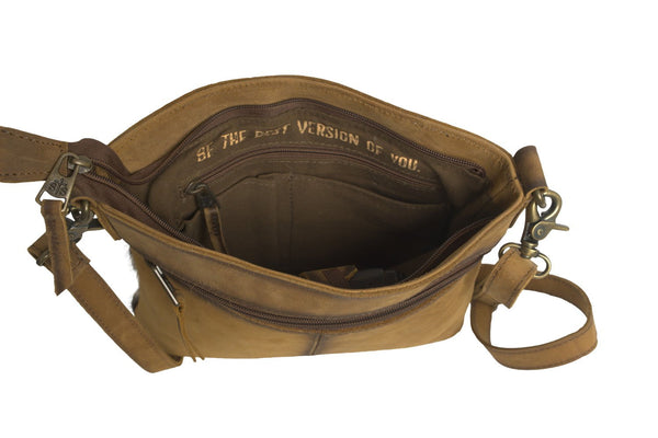 STS Ranchwear Womens Roswell Vivian Tan Cowhide Crossbody Bag – The ...