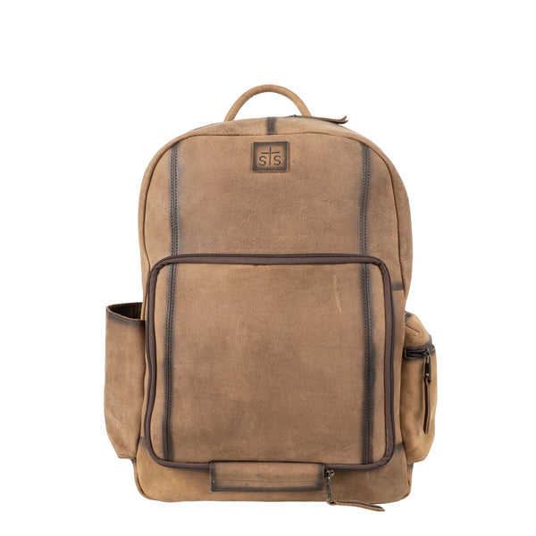 STS Ranchwear Mens Foreman Veg-Tan Leather Backpack – The Western Company