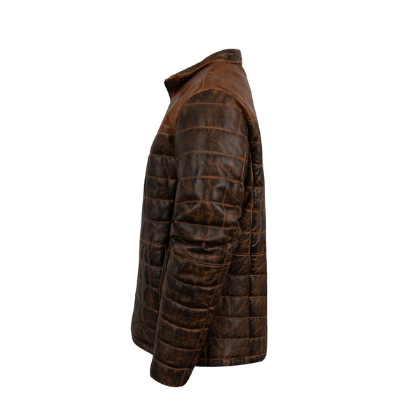 STS Ranchwear Mens Clyde Tobacco Leather Jacket – The Western Company