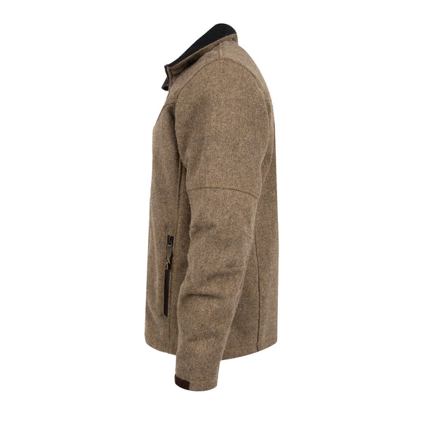 STS Ranchwear Mens Stone Tan Tweed Wool Blend Softshell Jacket – The ...