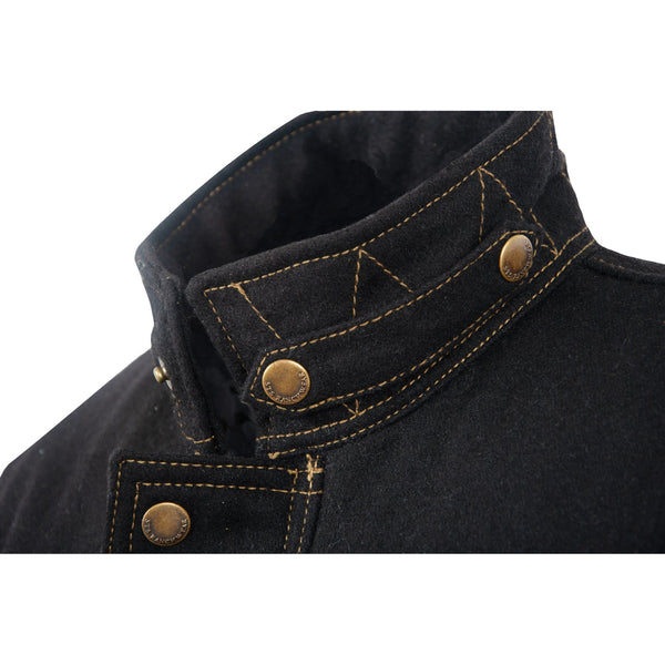 STS Ranchwear Mens Grandale Black 100% Wool Chore Jacket – The Western ...