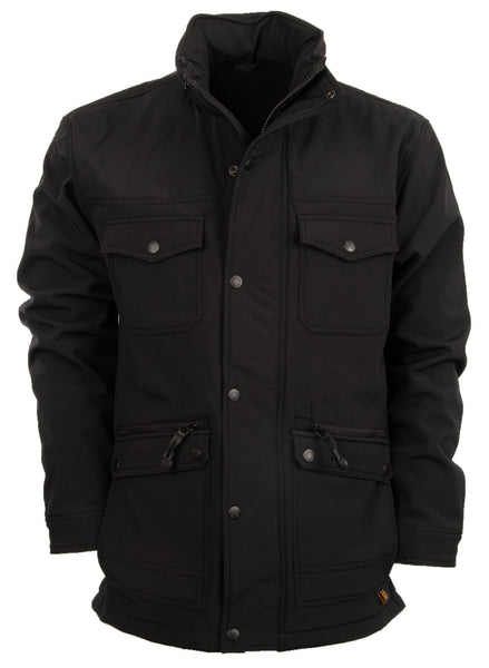 STS Ranchwear Mens Brazos II Black Polyester Softshell Jacket – The ...