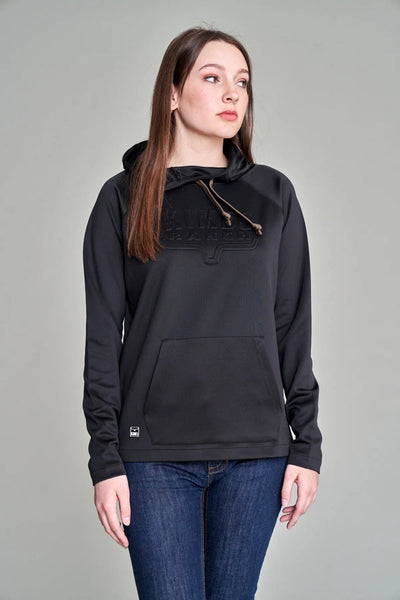 Kimes Ranch Womens Sedona Bossed Black 100% Polyester Hoodie – The ...