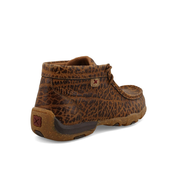 Twisted X Youth Unisex Driving Moc Elephant Golden Leather Chukka Boot ...