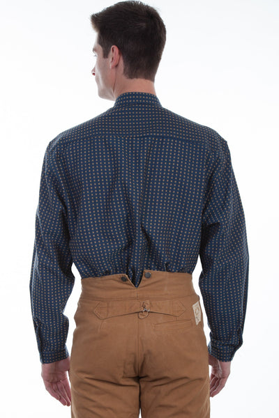 Wahmaker Mens Dark Blue 100% Cotton Work L/S Shirt – The Western Company